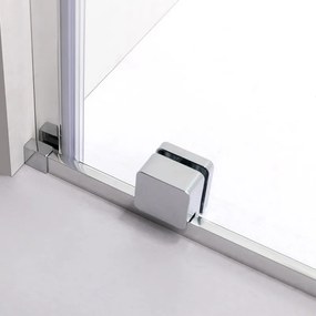 BPS-koupelny Posuvné sprchové dveře HYD-ATA-CH-A 90 chrom/transparent pro instalaci do niki - bez vaničky