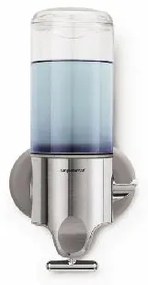 Simplehuman Koupelnové doplňky - Dávkovač tekutého mýdla s držákem, 444 ml, kartáčovaná nerez BT1034