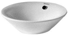 Duravit Starck 1 - Umyvadlová mísa bez otvoru pro baterii, Ø 33 cm, bílá 0408330000