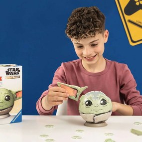 RAVENSBURGER Puzzleball 3D Star Wars Baby Yoda Pokeball skládačka 72 dílků 2411556