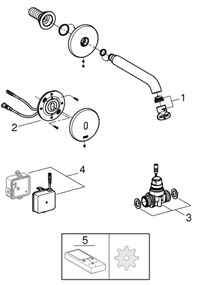 GROHE 36447000 - Infra elektronická baterie ESSENCE E 182 mm lesklý chrom