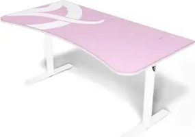 AROZZI ARENA Gaming Desk White Pink / Herní stůl / růžovo-bílý / D:160