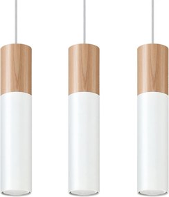 Sollux Lighting Závěsné svítidlo PABLO 3 bílé