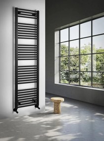 Aqualine Aqualine, DIRECT topné těleso s bočním připojením 600x960 mm, černá matná, ILR96B