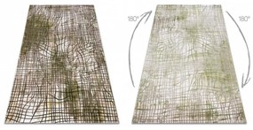 Luxusní kusový koberec akryl Ida zelený 100x300cm