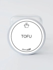 Samolepka na kořenky TOFU bílá 5 cm základní písmo