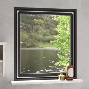 Magnetická okenní síť proti hmyzu bílá 120 x 140 cm 153853