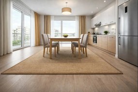 Vopi, Kusový koberec Eton béžový 70, 80x150, béžová, obývací pokoj