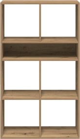 vidaXL Knihovna dub artisan 66x31x112 cm kompozitní dřevo