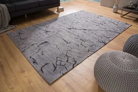 Designový bavlněný koberec Fragments šedá 240x160cm