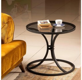 Asir Odkládací stolek CORLEAONE 57,8x60 cm černá AS1608