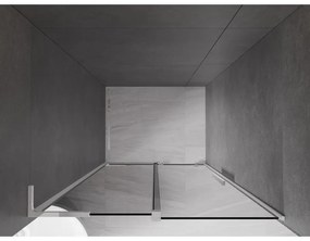 Mexen Velar L, posuvné sprchové dveře do otvoru 100 cm, 8mm šedé sklo, chromová, 871-100-003-41-01