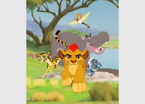 Dětská vliesová fototapeta na zed' Lví hlídka, Disney | 180 x 202 cm | DFTDNXL 5144