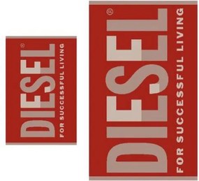 XXXLutz SADA RUČNÍKŮ A OSUŠEK, červená Diesel - Sady ručníků - 004113001701