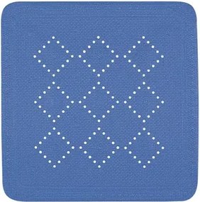 Spirella ALASKA protiskluzová podložka do sprchy modrá / PVC / 55 x 55