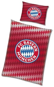 Carbotex Dětské bavlněné povlečení – FC Bayern Mnichov Diamonds 140x200/70x90 cm