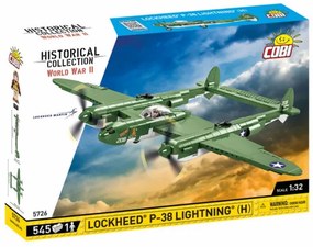 Cobi 5726 II WW Lockheed P-38H Lightning, 1:32, 545 kostek