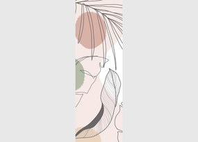 Vliesová fototapeta na zed' Jemné Tvary a Listy | 90 x 270 cm | DFTNVL3731