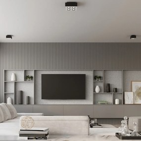 Sollux Lighting Stropní svítidlo MONO 3 černé