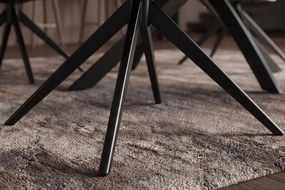 Designová otočná židle Narayan hořčicový samet