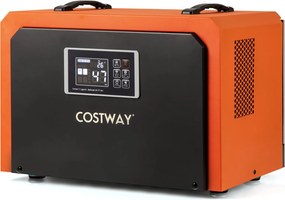 Costway 60 L/den odvlhčovač s vypouštěcí hadicí a 24 H časovač stavební sušička