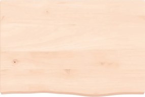 Koupelnová deska 60x40x(2-4) cm neošetřené masivní dřevo 3156009