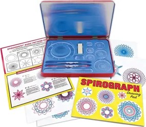 SPIROGRAPH Kreativní sada Retro Tin / Ozubená kolečka a kroužky / 2 pe