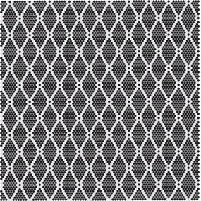 Hisbalit Skleněná mozaika bílá; černá; černo-bílá Černobílá Mozaika PAVANA 2,3x2,6 (33,3x33,3) cm - HEXPVN