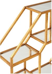 Patrová kovová police v přírodní barvě 92 cm Zariah – Premier Housewares
