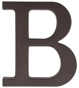 PSG 64.12B - plastové 3D písmeno B, číslo na dům, výška 90 mm, hnědé