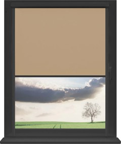 Dekodum Zatemňovací roleta v antracitové kazetě, barva látky Tan Šířka (cm): 50, Výška (cm): Balkonová (do 200 cm), Strana mechanismu: Levá