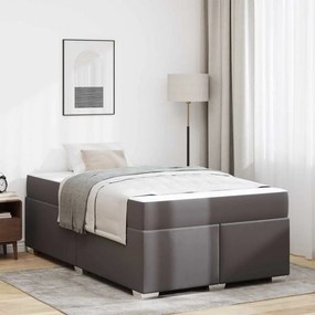 Rám postele Šedá 120 x 200 cm PVC 3399236