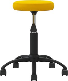 Jídelní židle hořčicově žlutá samet 3085734