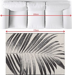 Koberec Lineo beige/black 120x170 cm