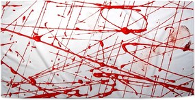 Sablio Ručník Krvavé cákance - 50x100 cm