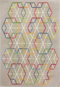 Kusový koberec Hexagon 233.001.990 Ligne Pure 140 x 200