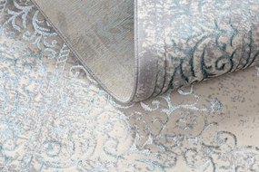 Dywany Łuszczów Kusový koberec Core W7161 Vintage rosette blue/cream and grey - 160x220 cm