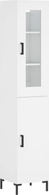 vidaXL Skříň highboard 34,5 x 34 x 180 cm kompozitní dřevo [3199169] Barva: Bílá