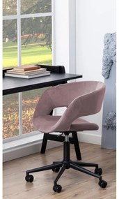 Otočná židle Grace růžová