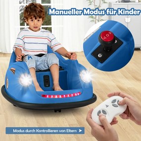 Costway 12V Bumper Car Dětské elektrické auto do nárazníku