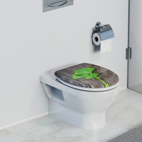 Eisl Sanitär WC prkénko Duroplast Soft Close Ginko and Wood 82154