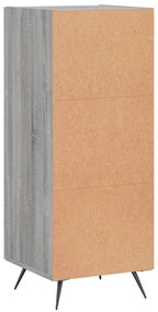 Příborník šedý sonoma 34,5 x 34 x 90 cm kompozitní dřevo - Default Title