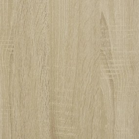 vidaXL 4dílná koupelnová sestava kompozitní dřevo [3214360] Barva: kouřový dub