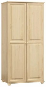 Šatní skříň dřevěná S5 z masivu borovice jandre