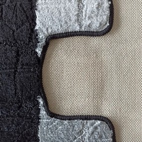 Sada koupelnových koberečků Montana Sariyer XL Black