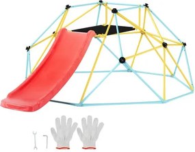 Lezecká kopule, 2,4 m geometrická kupole prolézačka se skluzavkou