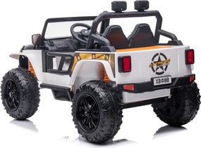 LEAN CARS Elektrické autíčko XB-1118 LED dálkové ovládání bílé