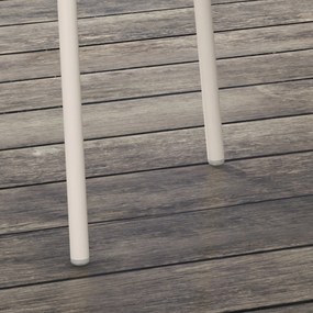 Zahradní židle Outsunny sada 4 stohovatelných židlí s opěradlem a područkami balkonové židle jídelní židle pro zahradu do 120 kg šedá |