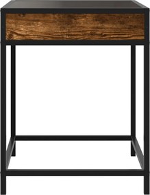 Noční stolek s Infinity LED kouřový dub 40 x 40 x 51 cm 3284093