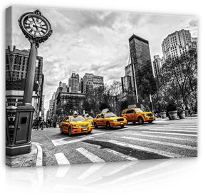 Postershop Obraz na plátně: New York (Taxi) - 80x60 cm
